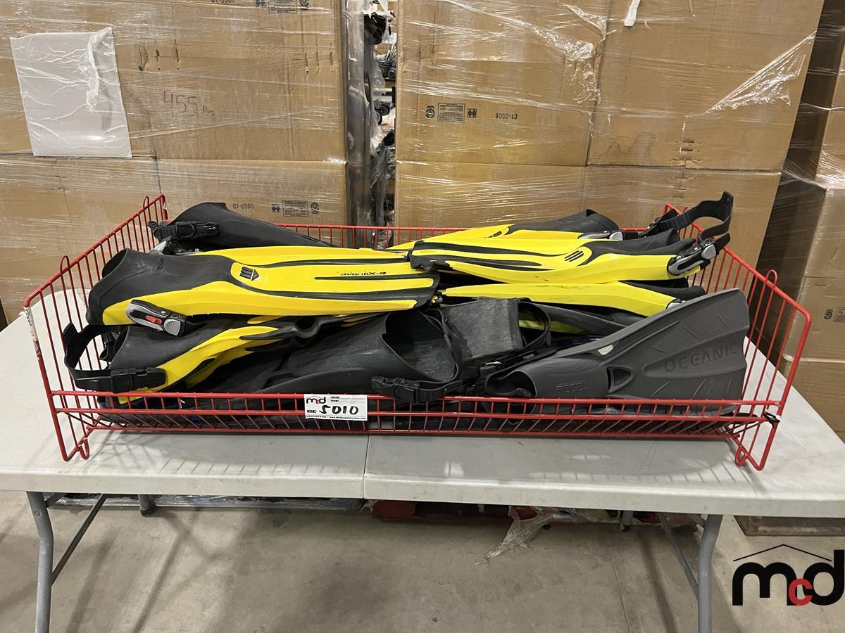 Assorted Scuba Fins