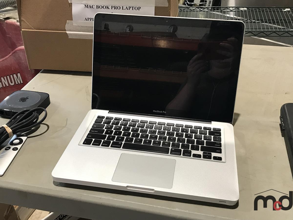 MacBook Pro Laptop & Apple TV Streaming Box