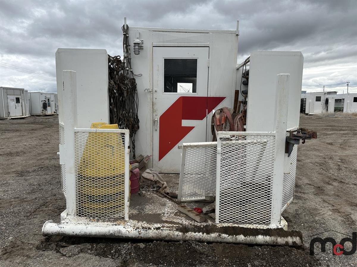 Flo-Back 10x24 Skid Mounted Pipe Shack