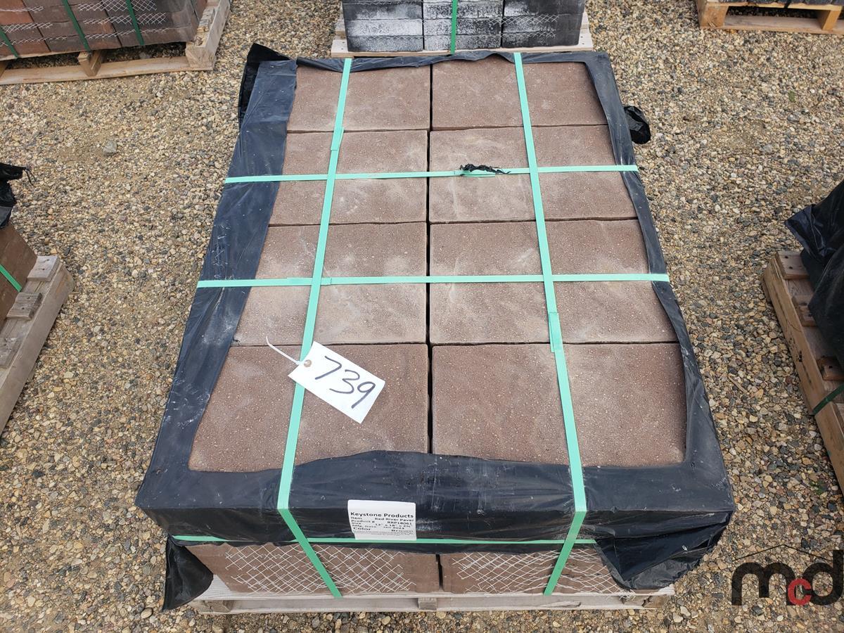 Pallet of Red River Paver Stones
