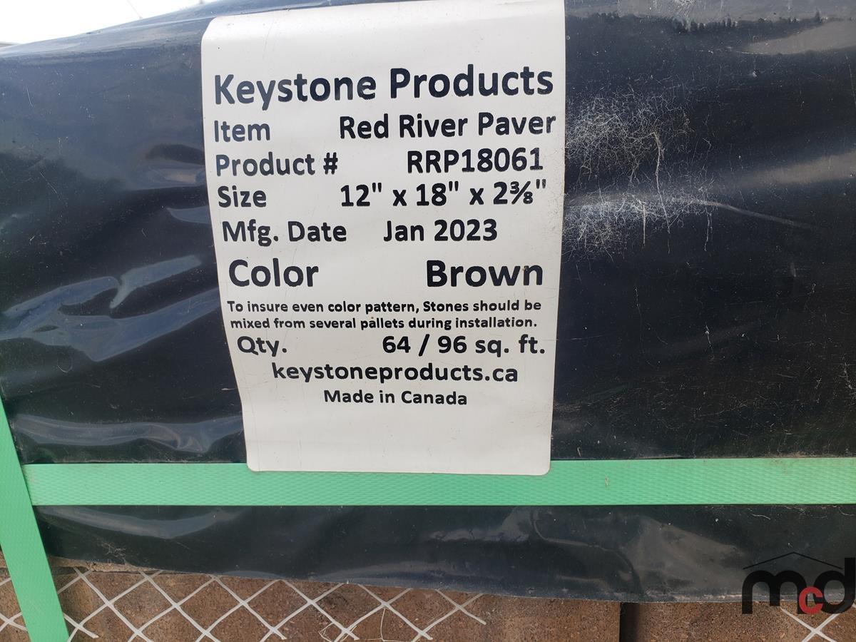 Pallet of Red River Paver Stones