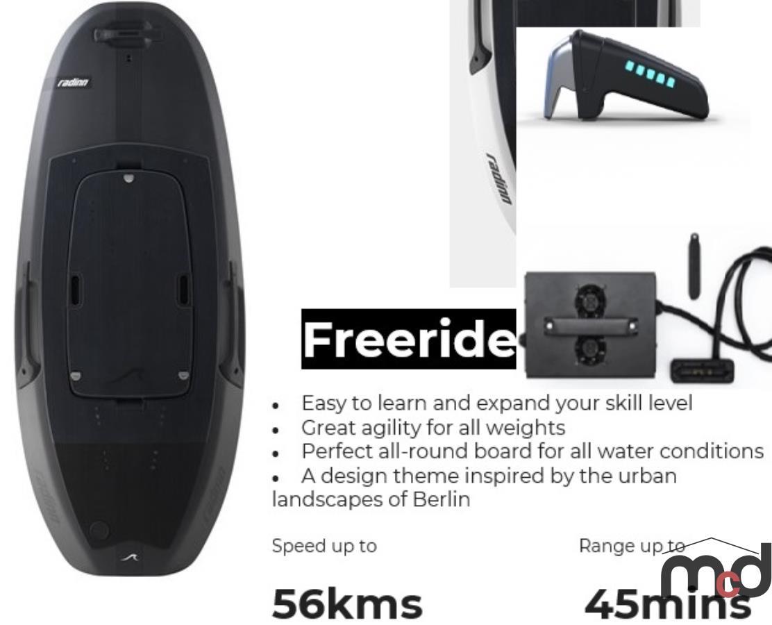 Radinn Free Ride Urban Rebel Jet Board w/ Charger