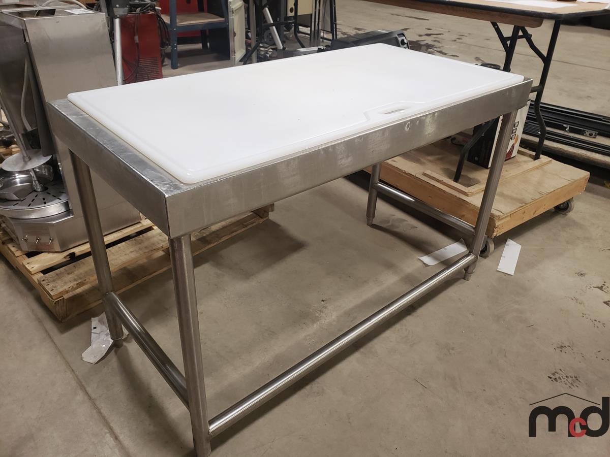 Stainless Steel Table w/ Cutting Board