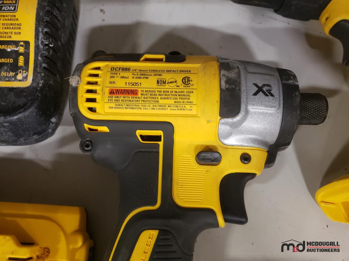 DeWalt Impact Drills, Charger and Battery