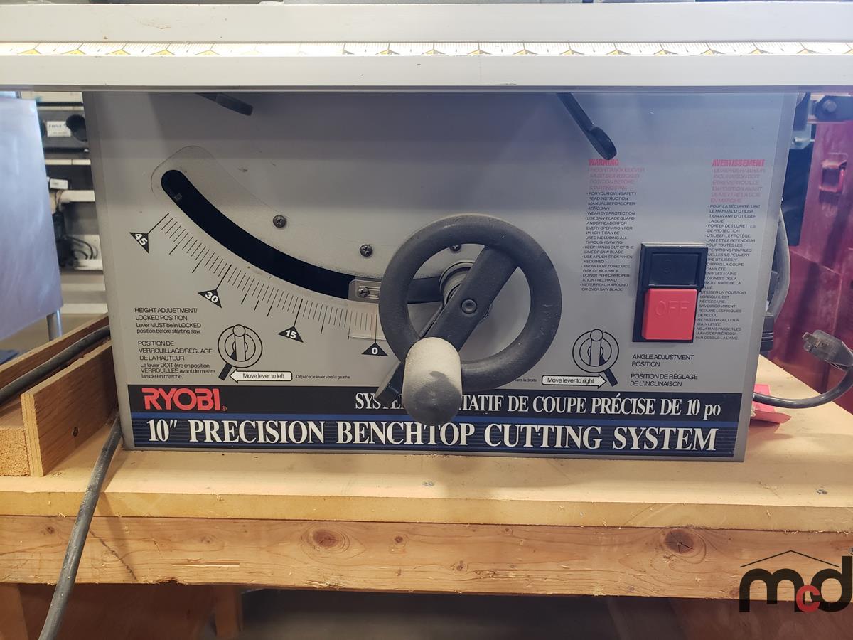 Ryobi 10'' Precision Bench Cutting System