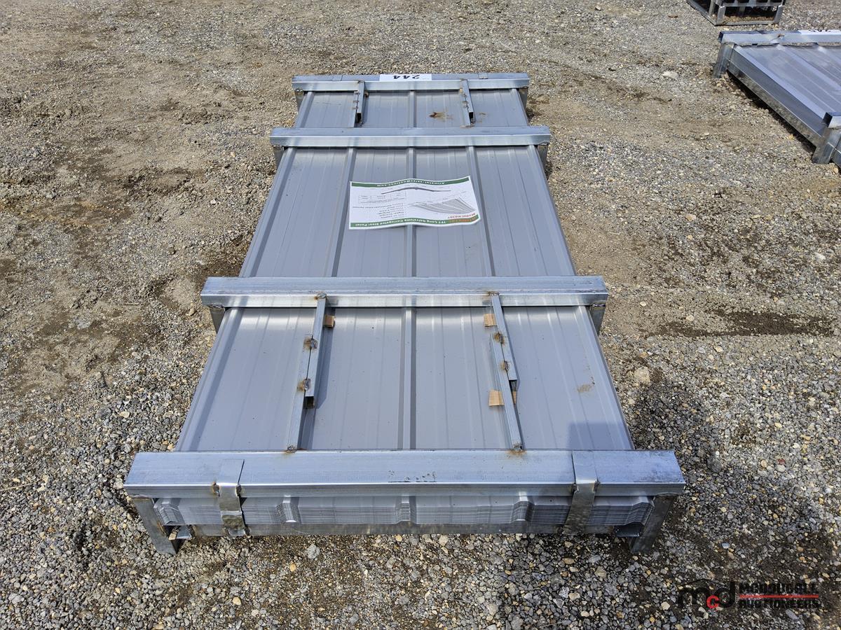 7' Long Galvalume Corrugated Steel Panel