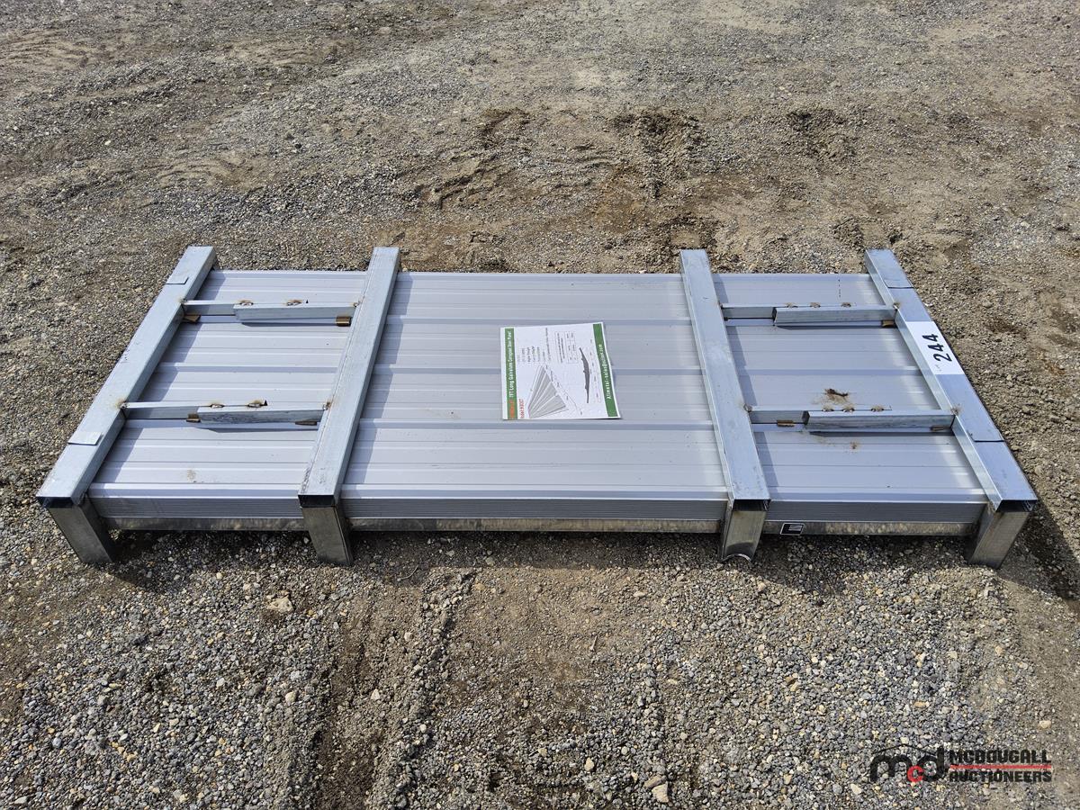 7' Long Galvalume Corrugated Steel Panel