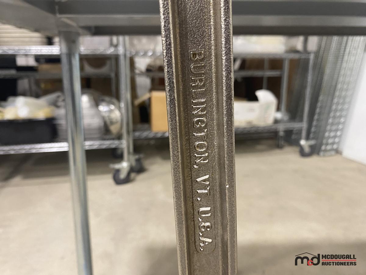 6' Stainless Steel Commercial Prep Table