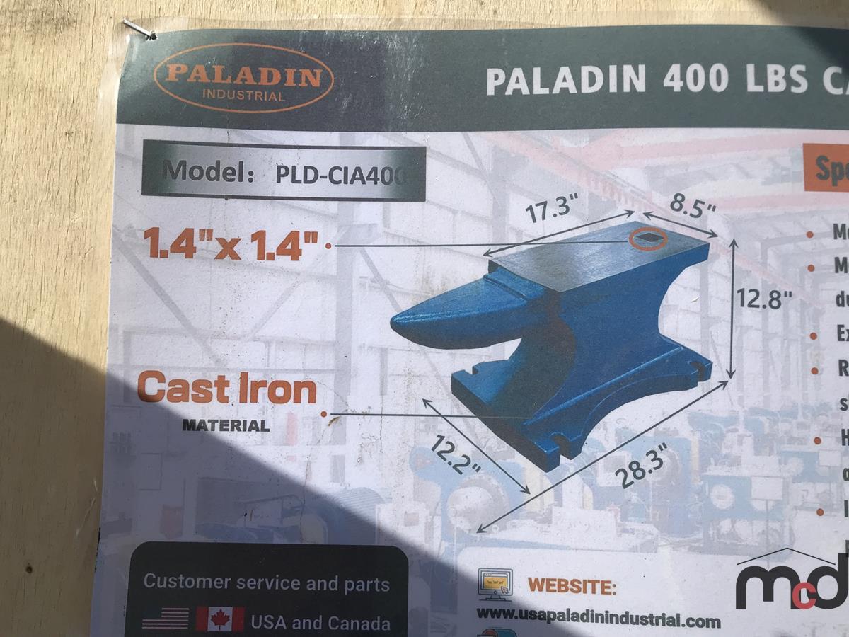 Paladin 400lbs Cast Iron Anvil