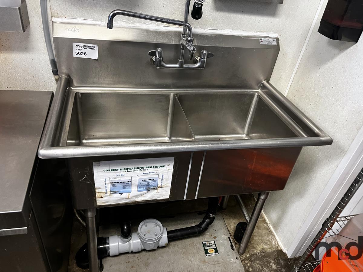 EFI Double Well Sink w/ Wash Wand