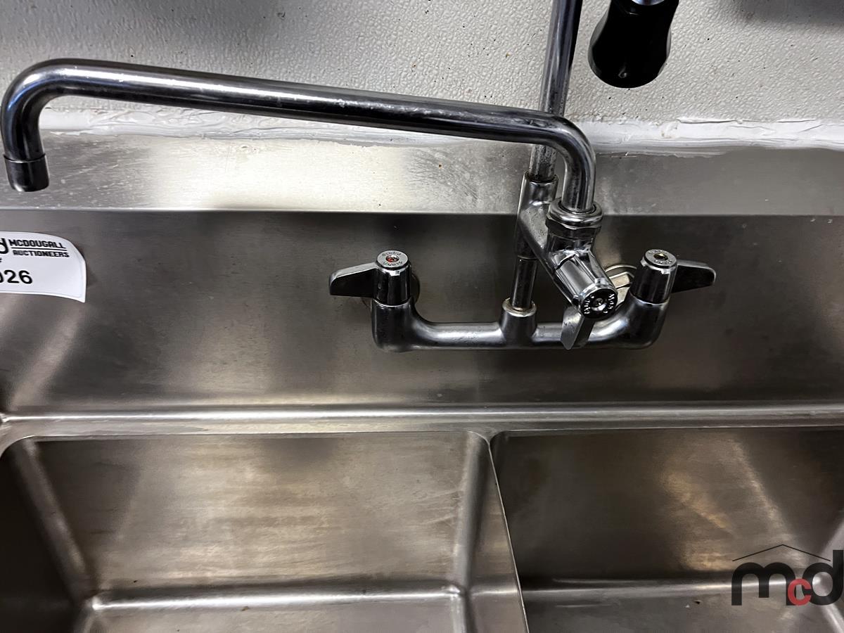 EFI Double Well Sink w/ Wash Wand