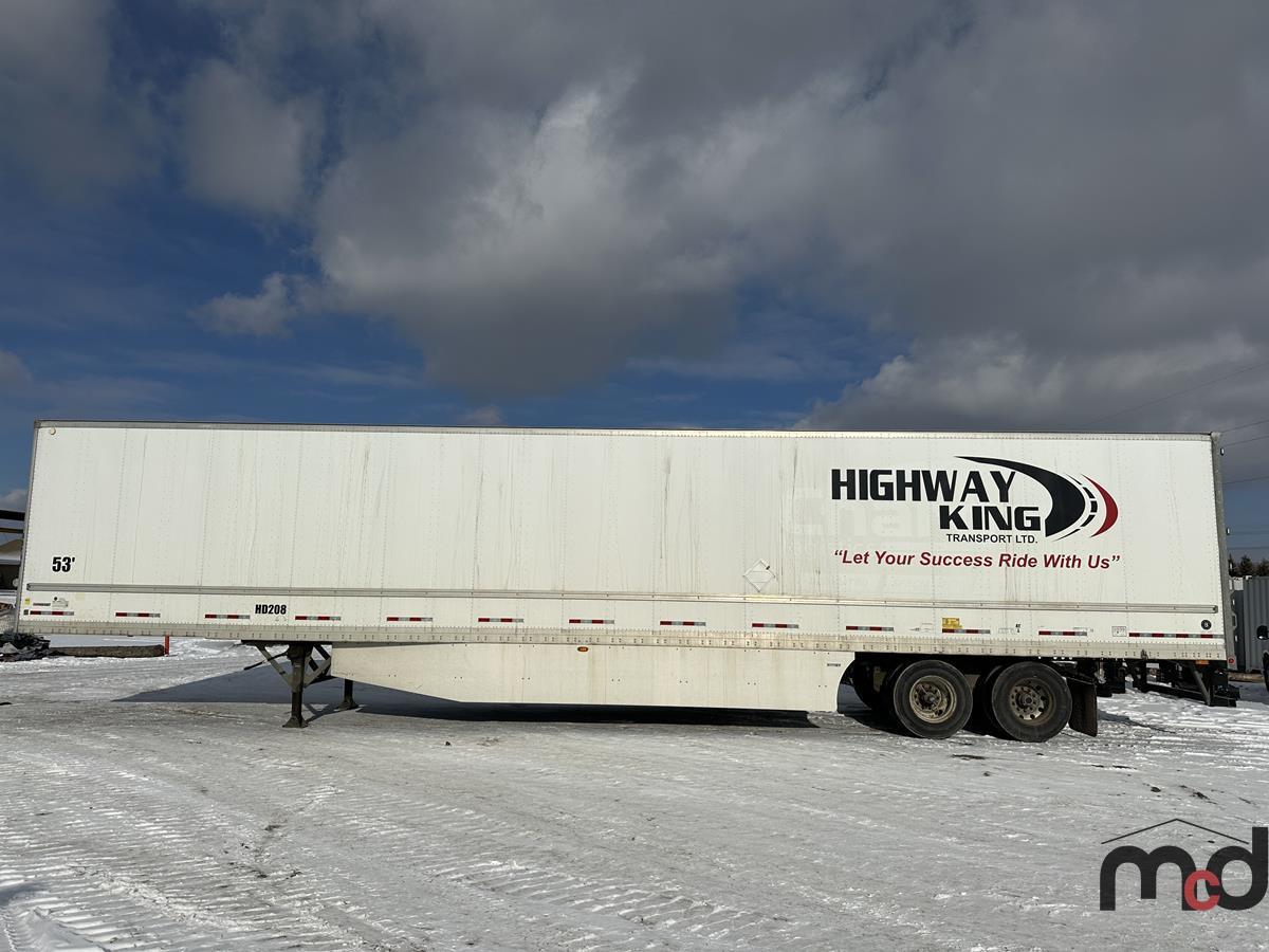 2019 Manac 53' T/A Dry Van Semi Trailer