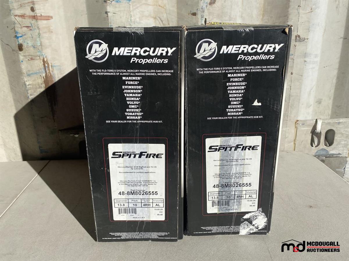 (2) Mercury SpitFire 48-8M8026555 Propellers