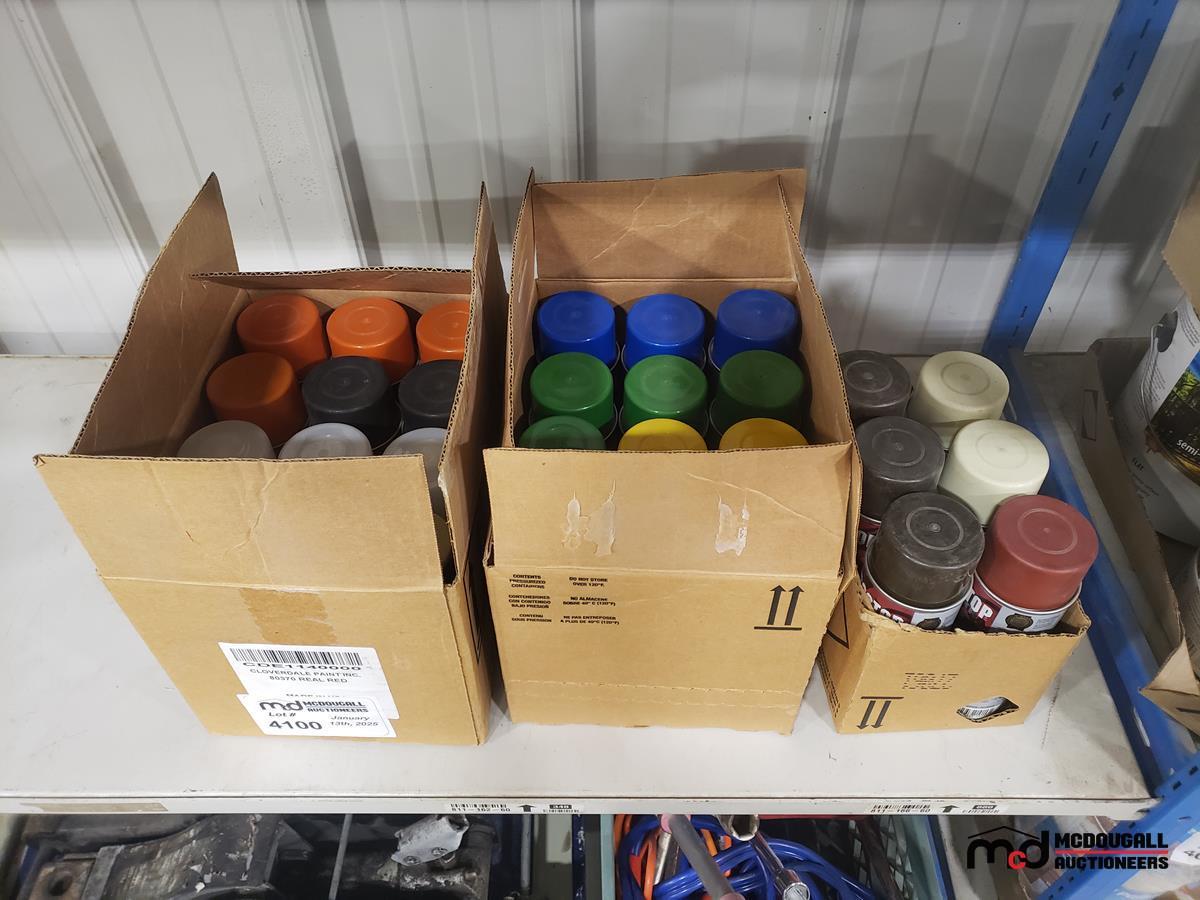 (3) Boxes of Spray Paint