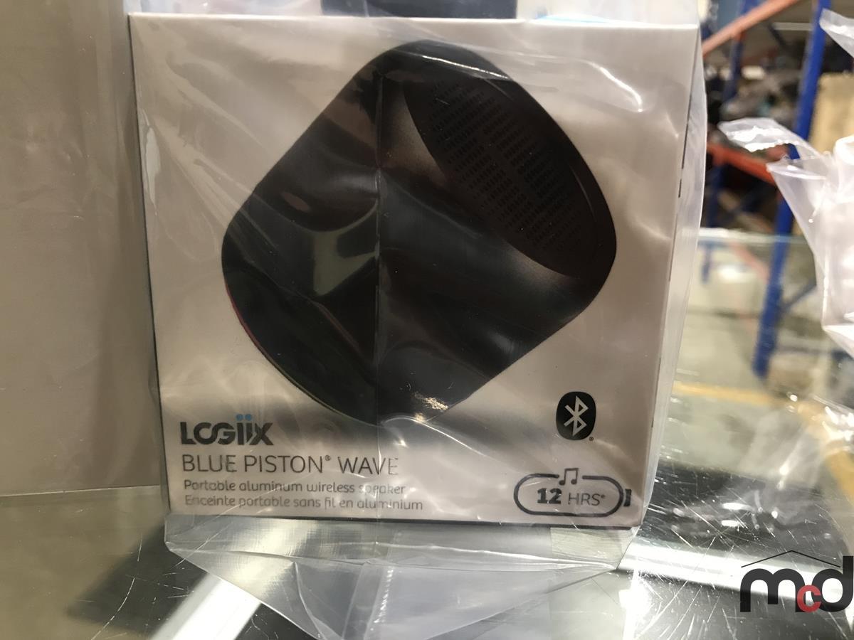 Power Bank & Logiix Blue Piston Wave Speaker