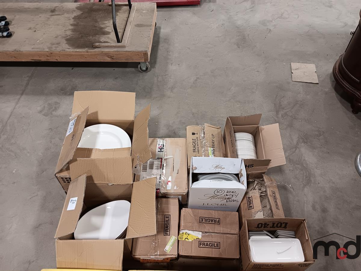 Pallet Of Plates, Small Plates & More