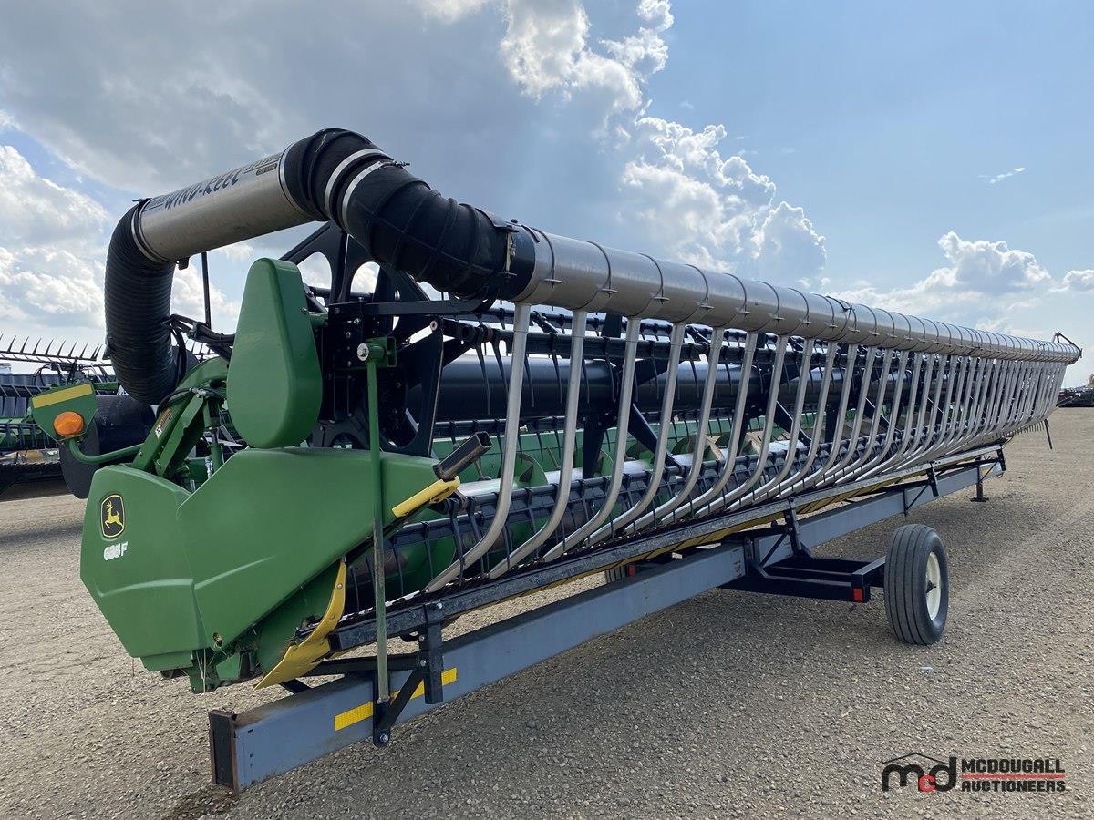 2010 John Deere 635F Flex Draper Header w/ Transport