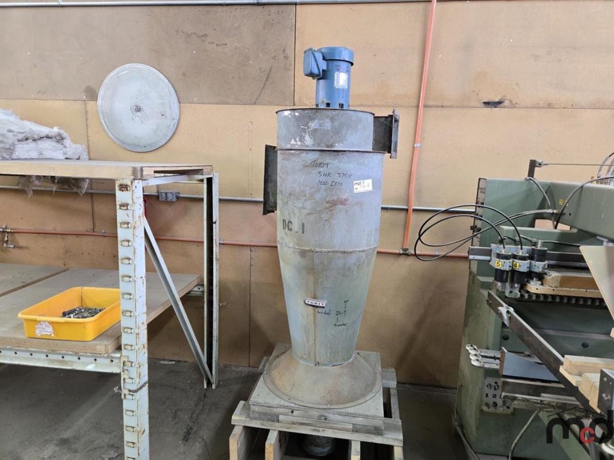 Torit 20-3, 3HP 3-Phase Dust Collector Cyclone