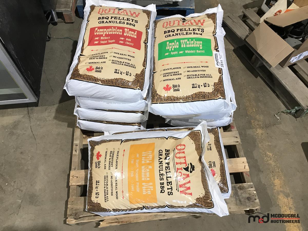 (4) Outlaw Competition Blend BBQ Pellets, (2) Outlaw Wild Game Mix BBQ ...