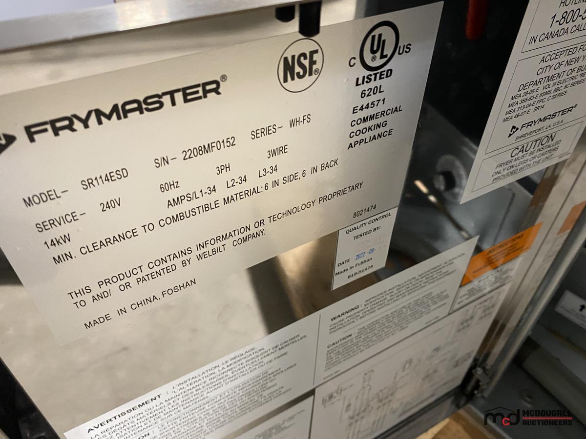 Frymaster Dean SR114ESD Fryer