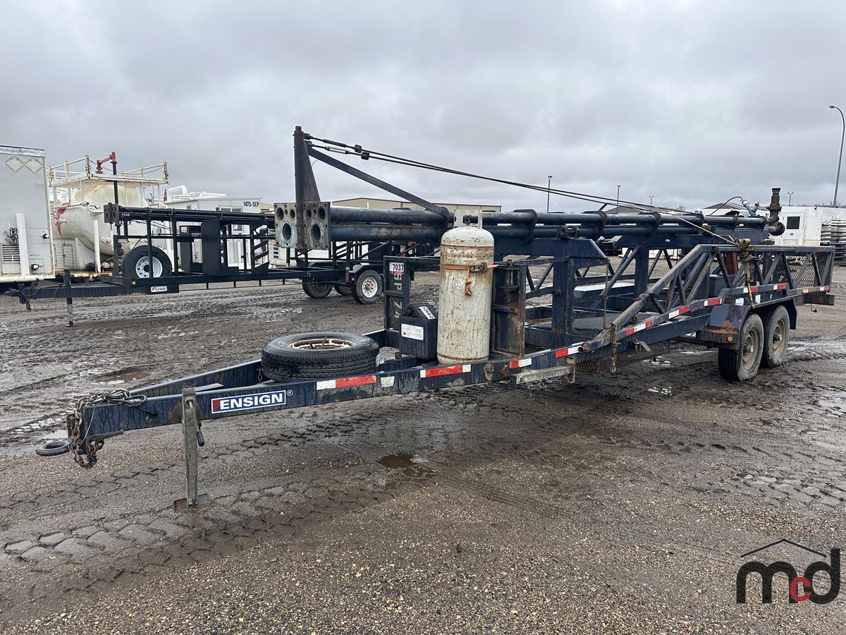 2011 Triangle D 60' 4" T/A Flare Stack Trailer