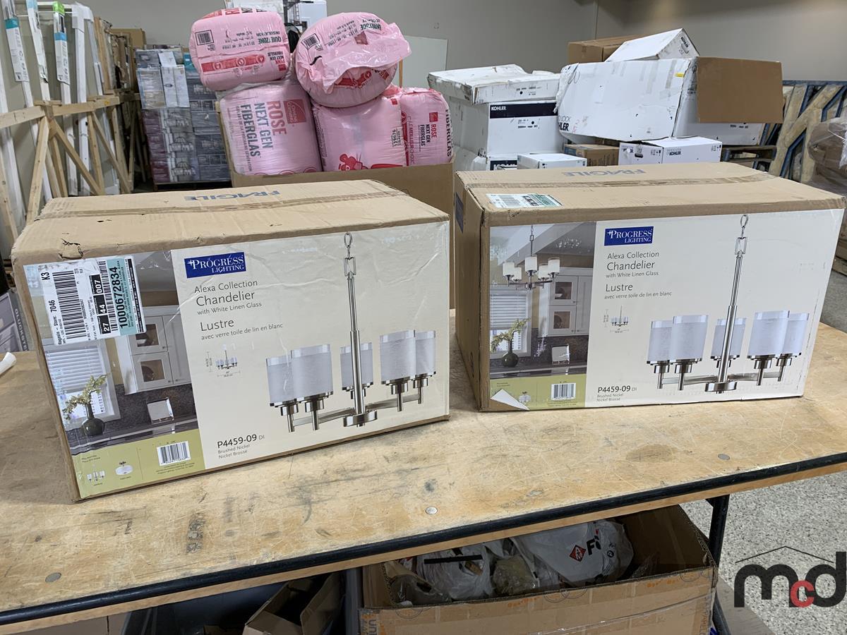 (2) Alexa Collection Chandeliers