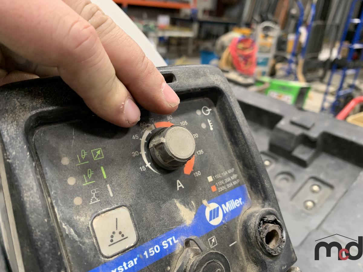 Miller Maxstar 150 STL Welder w/ Case (Damaged)
