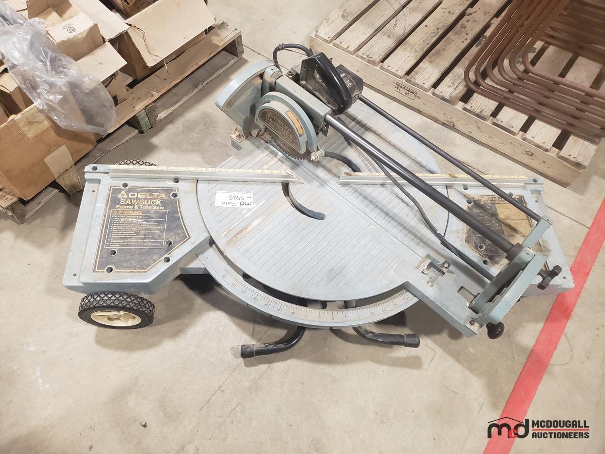 Delta Sawbuck Frame and Trim Saw