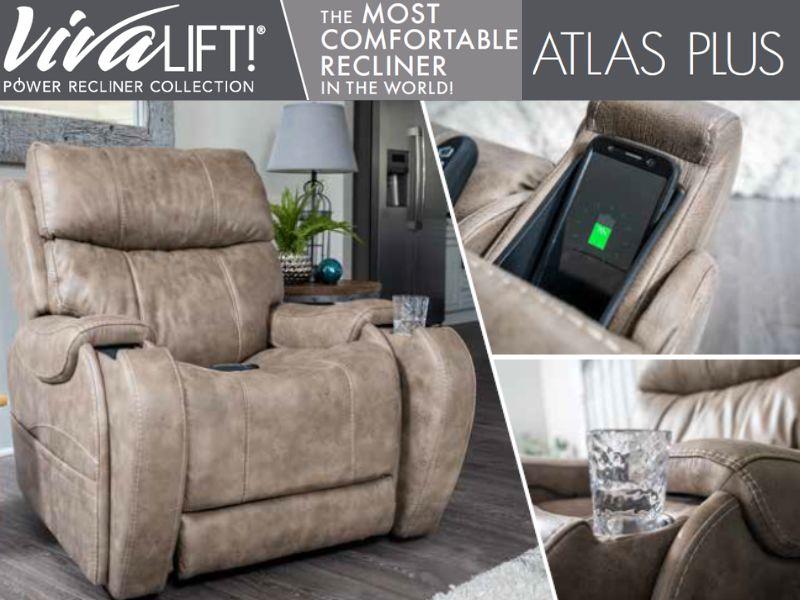 Atlas Plus VivaLift Electric Lift Chair from Prairie Heart Mobility ...