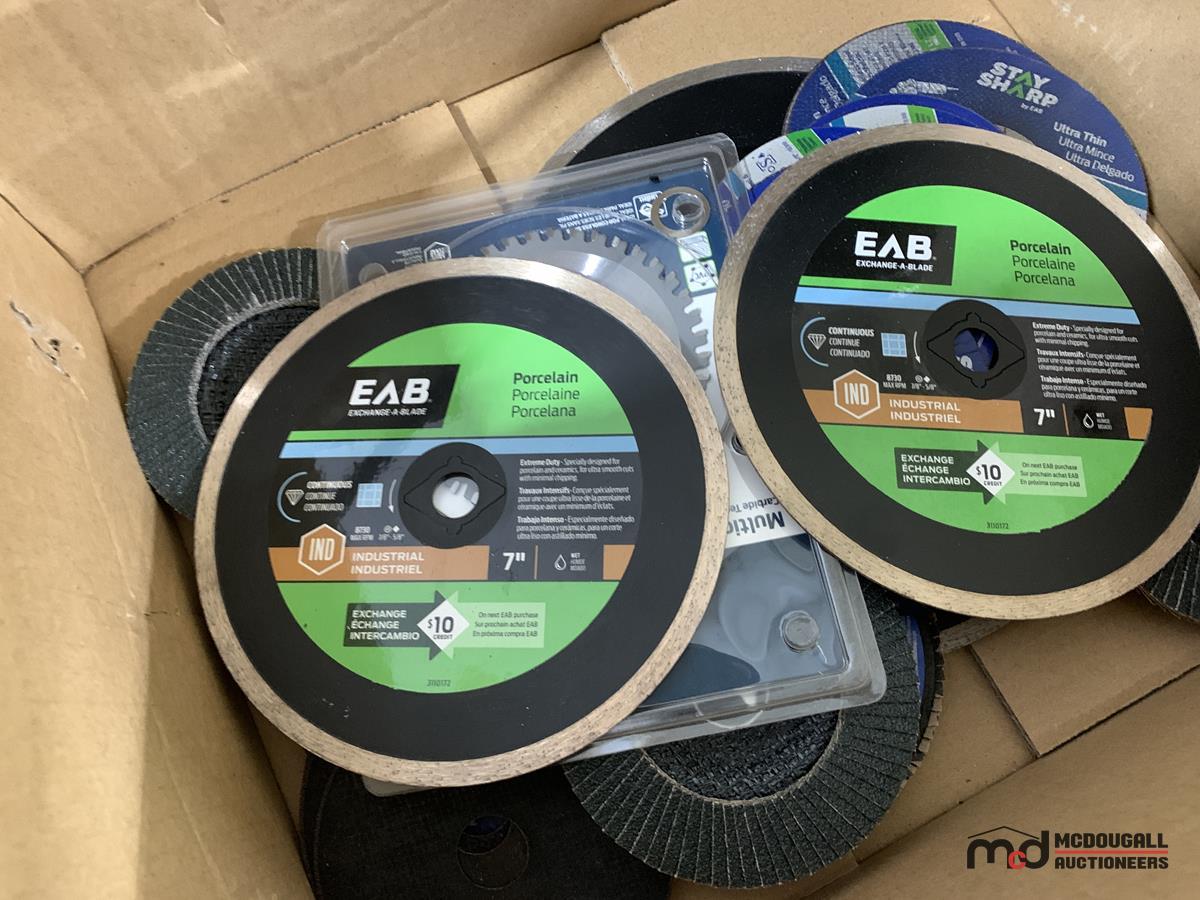 Various Cutting Blades, Grinder Discs and Oscillating Tool Blades