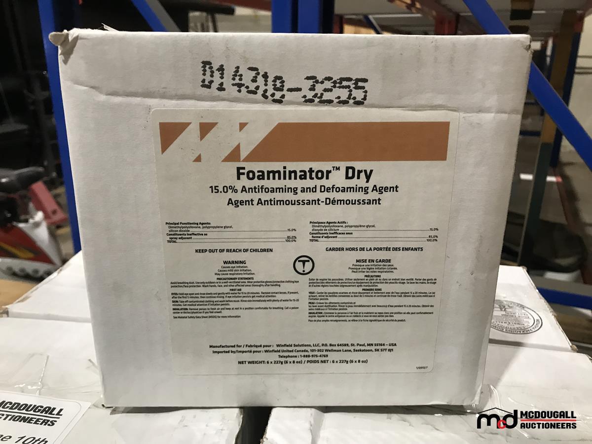 (5) Boxes of Foaminator Dry