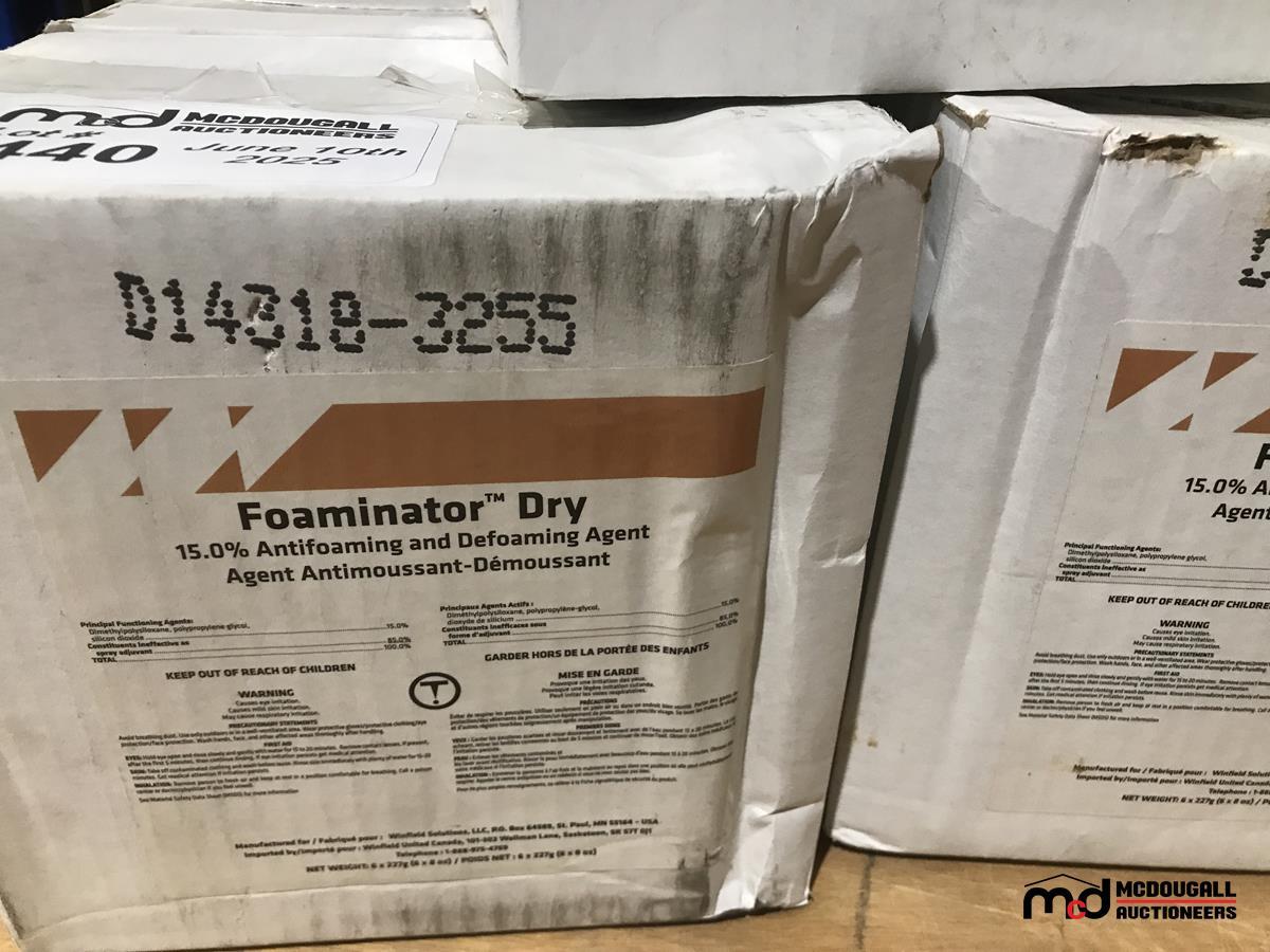 (5) Boxes of Foaminator Dry