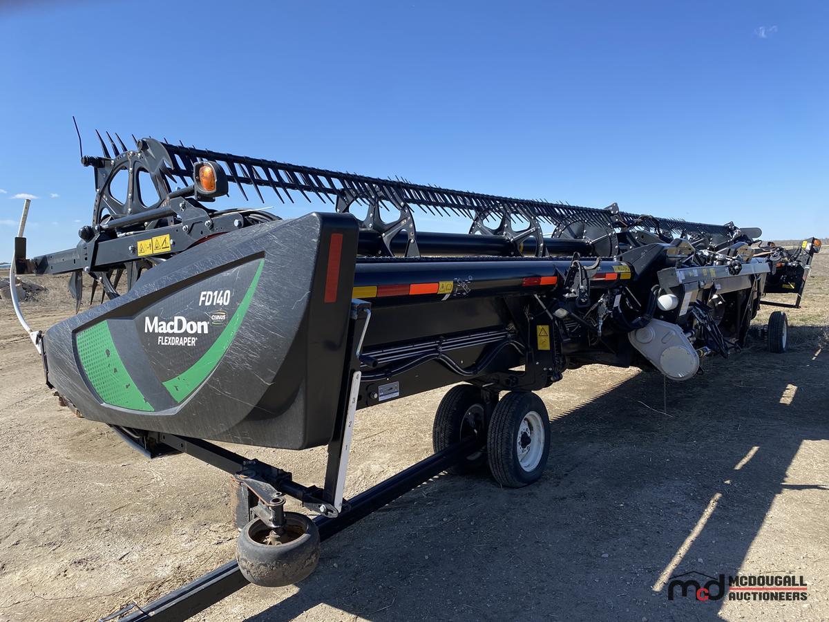 2021 MacDon FD140 40' Flex Draper Header