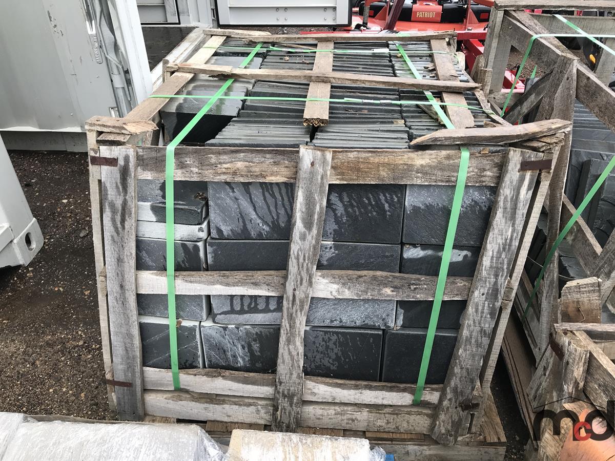 Crate of Premium Black Patio Bricks