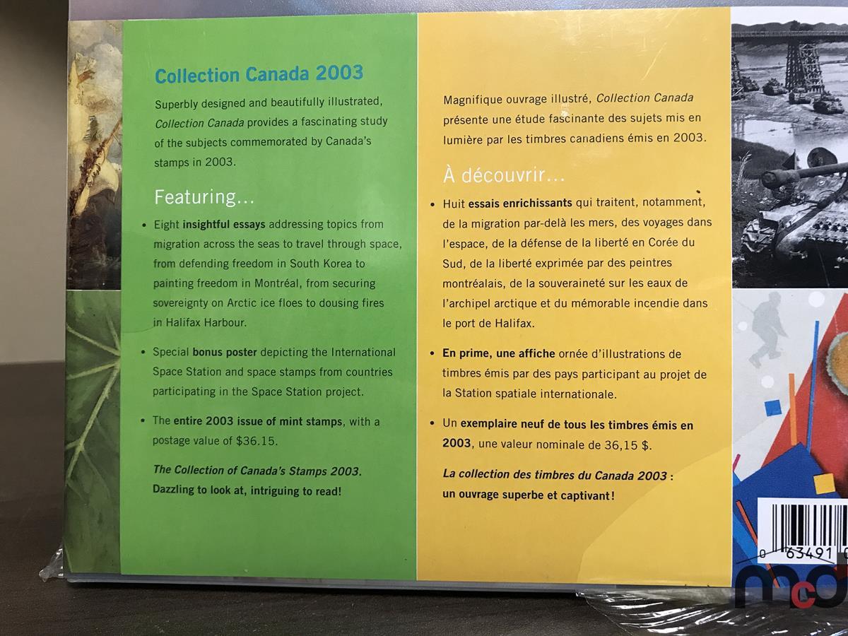 2003 Canada Post Collection Canada Book w/ Stamps - Unopened