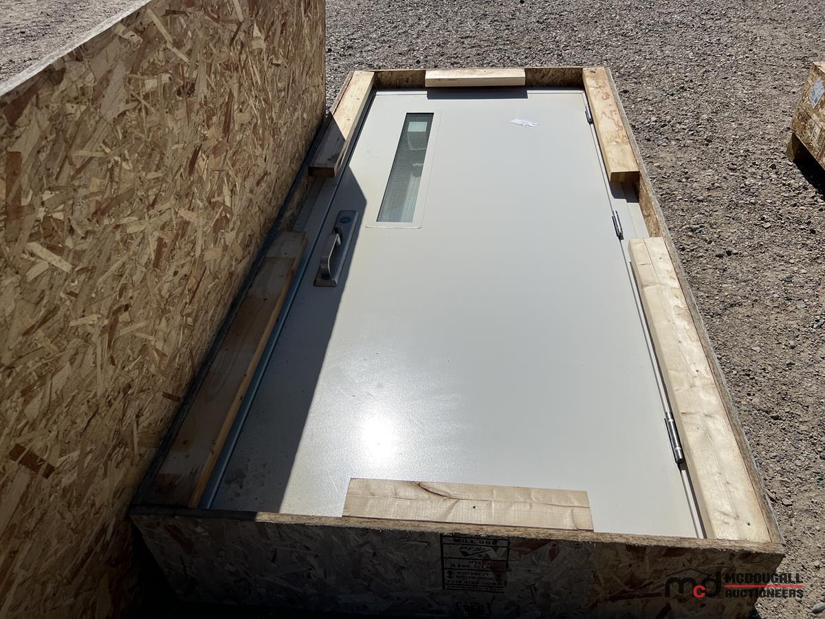 3'x7' White CBS Door w/ Frame