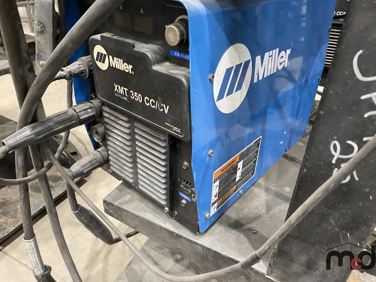 Miller XMT 350 CC/CV Welder w/ Miller Wire Feeder