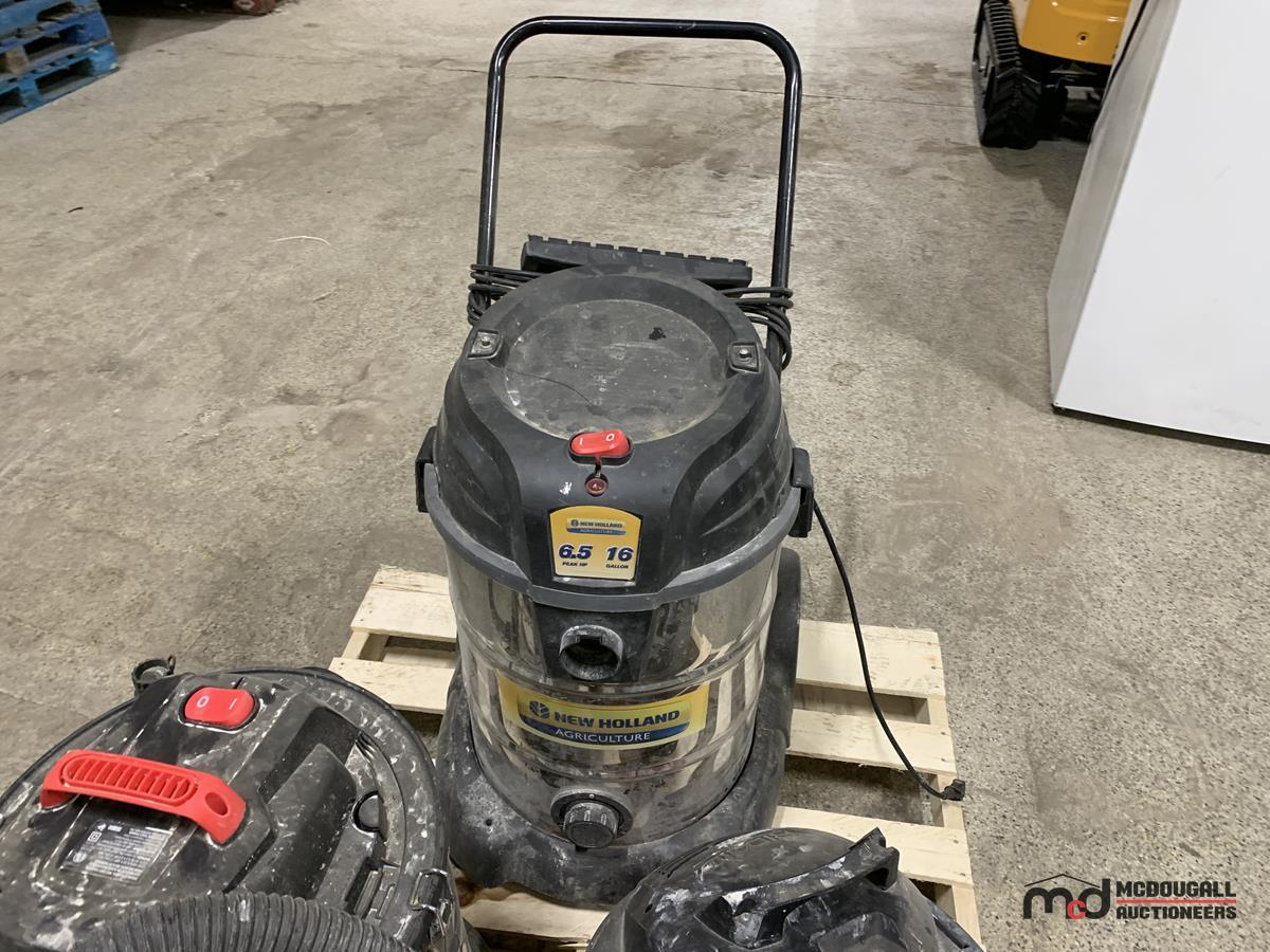 (3) Shop Vacuums