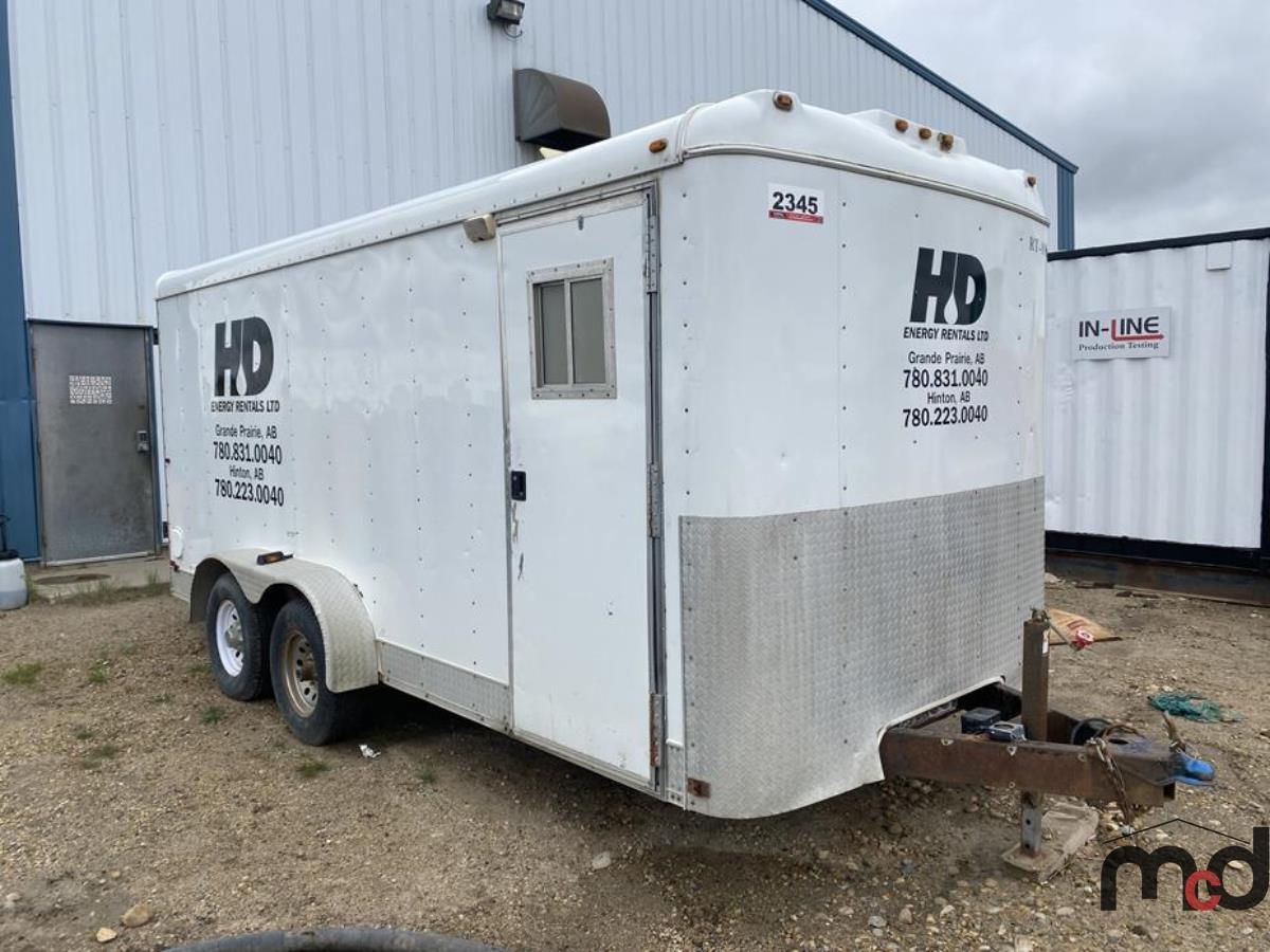 2010 Interstate 16' T/A Enclosed Trailer w/ Tools & Contents