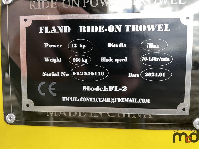 2024 Fland FL-2 Ride-On Trowel