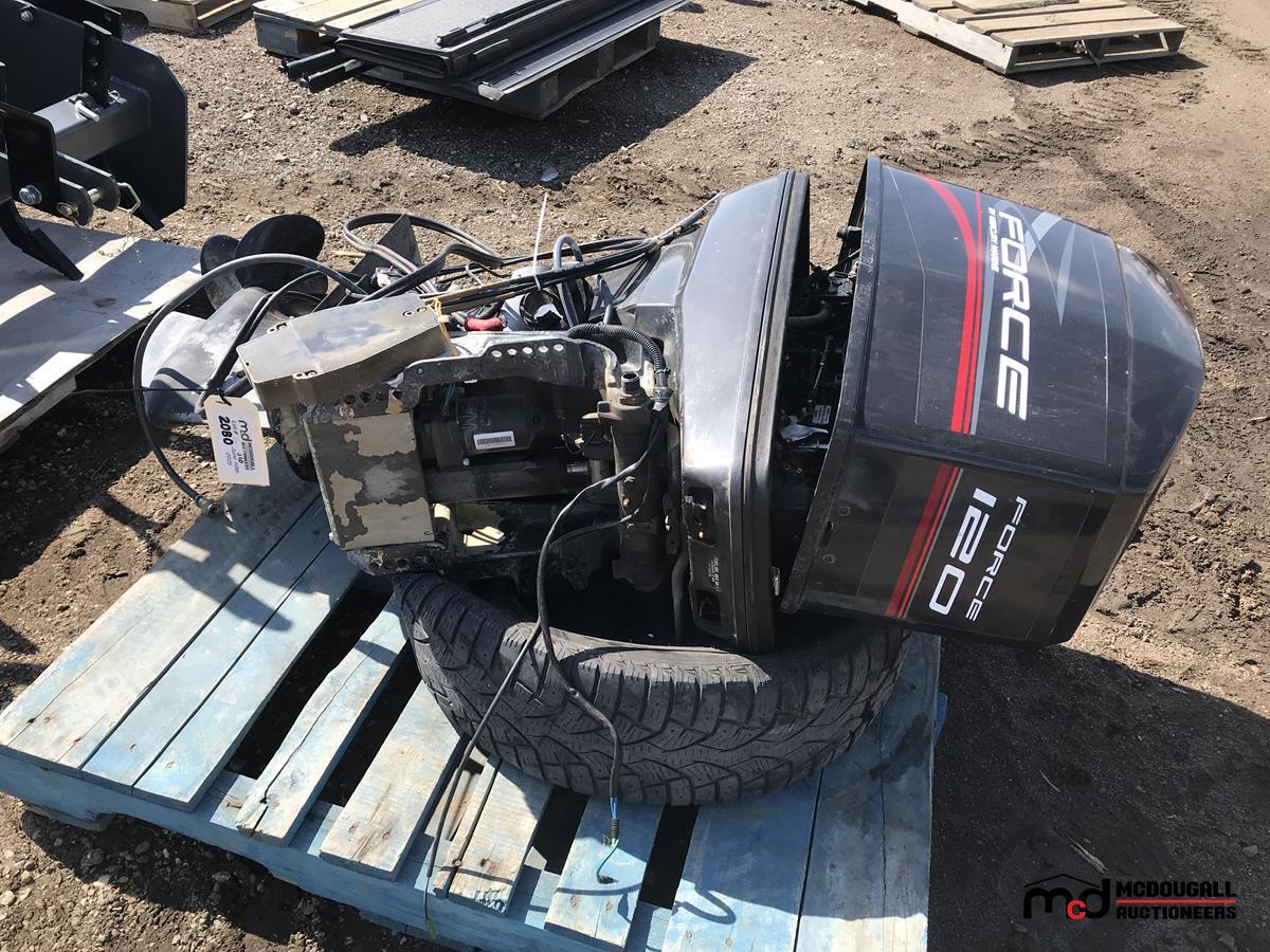 120 HP Mercury Force Boat Motor