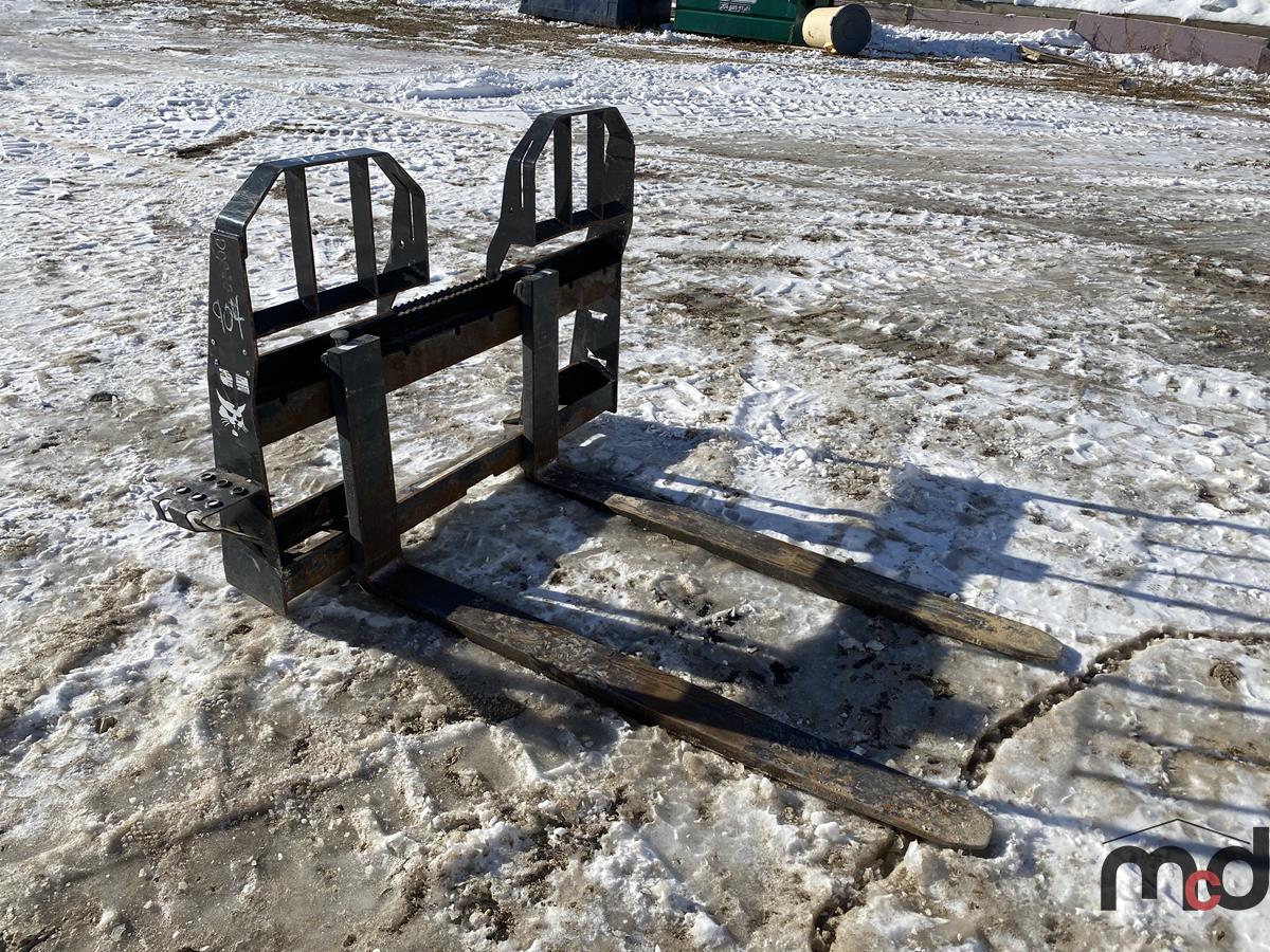 Bobcat Skid Steer Fork Attachment