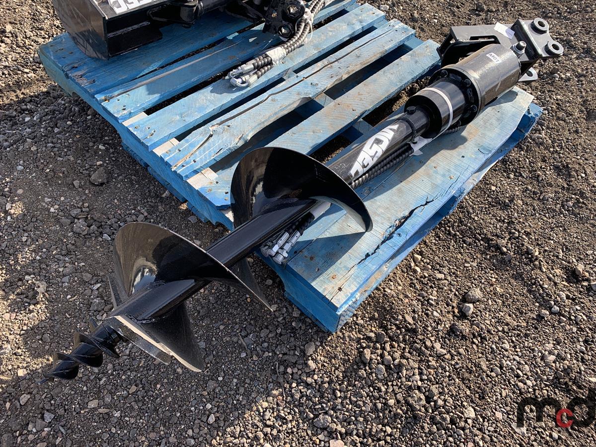 Unused 30cm Hydraulic Auger Rod Attachment