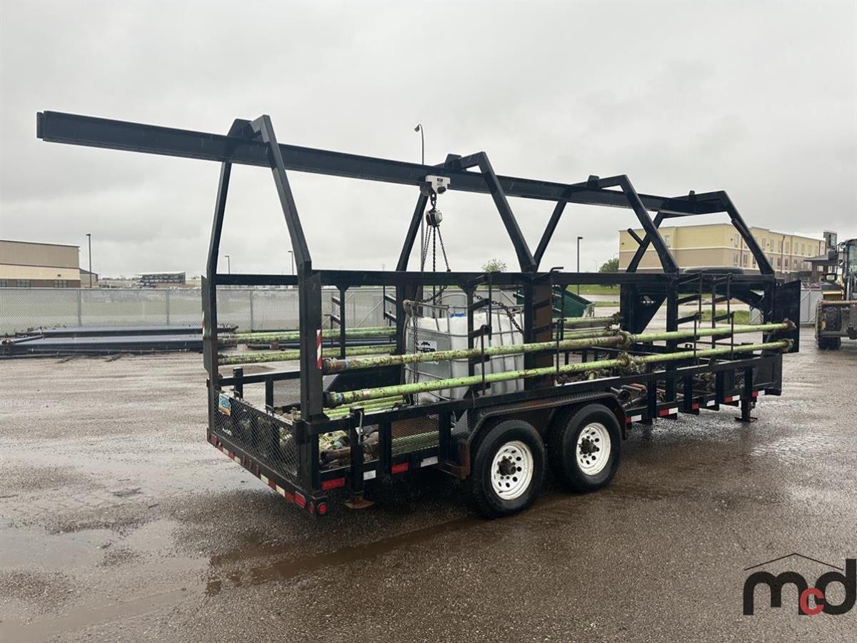2013 Big Tex Monorail 20' T/A Gooseneck Trailer