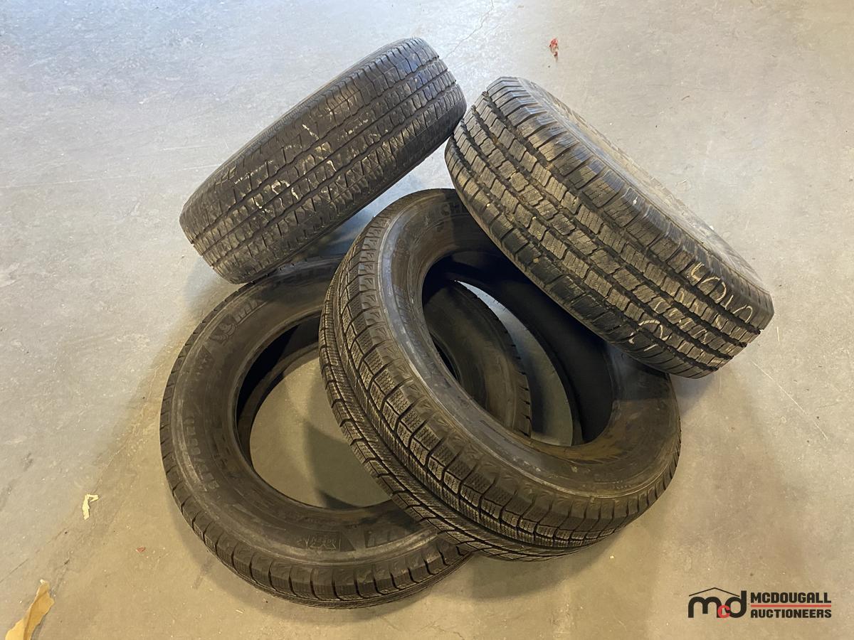 (4) Vehicle Tires w/ & Without Rims