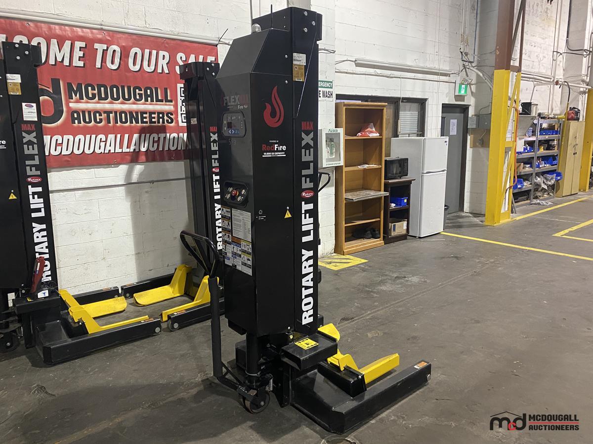 (4) 2022 Rotary Lift MCHM414U100 14,000lb Flex Max Mobile Column ...