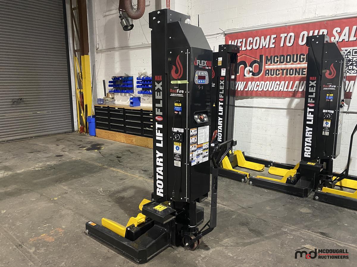 (4) 2022 Rotary Lift MCHM414U100 14,000lb Flex Max Mobile Column ...