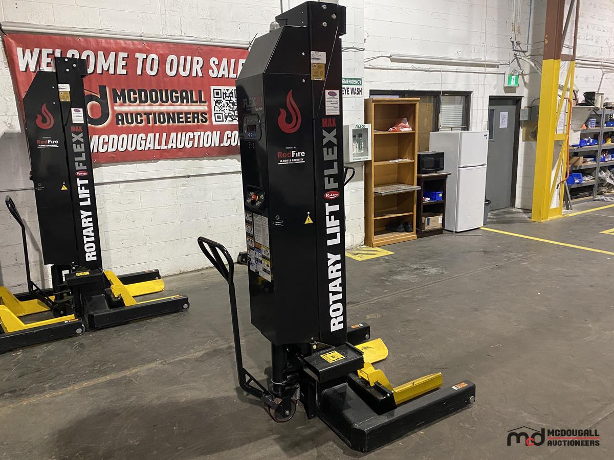 (4) 2022 Rotary Lift MCHM414U100 14,000lb Flex Max Mobile Column ...