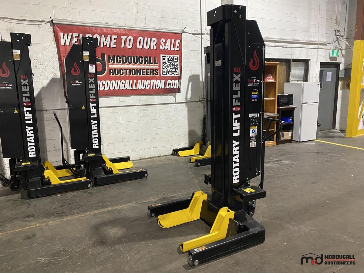 (4) 2022 Rotary Lift MCHM414U100 14,000lb Flex Max Mobile Column ...