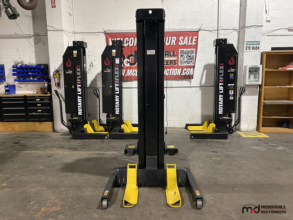 (4) 2022 Rotary Lift MCHM414U100 14,000lb Flex Max Mobile Column ...